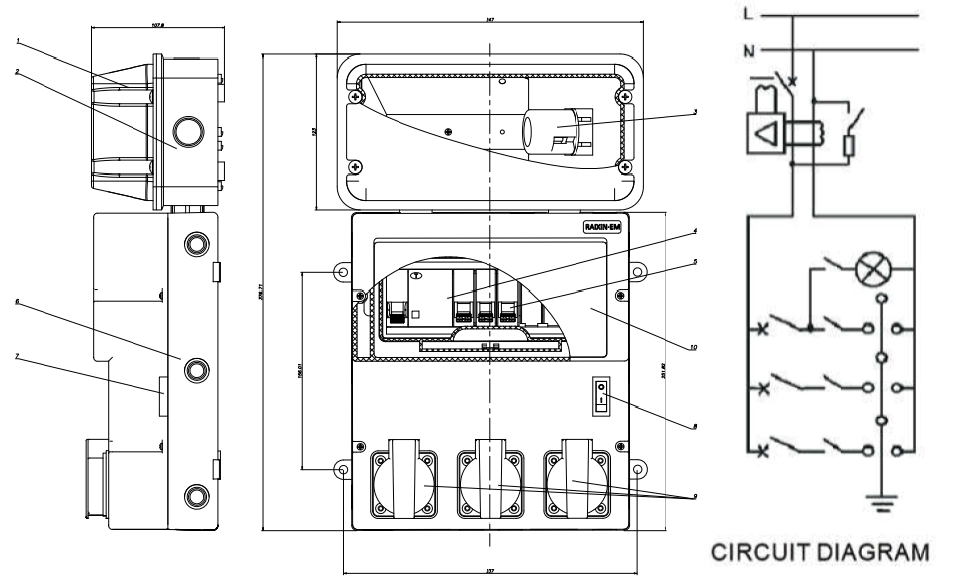 RXRB-04 READY BOARD - Buy Product on Zhejiang Ruixin Electromechanical Co., Ltd.