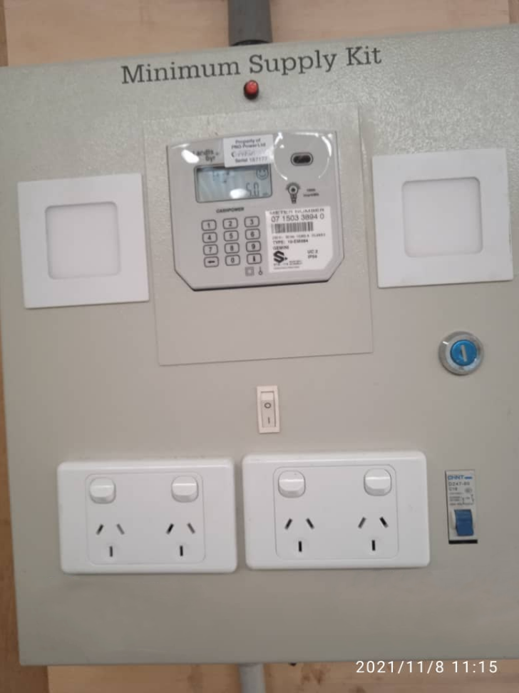 What kind of material is used to make the meter box and split meter ...
